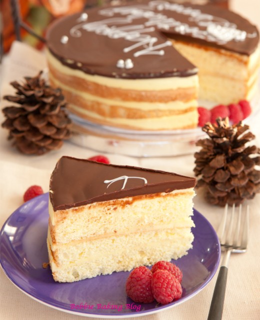 Happy Boston Cream Birthday | Bobbies Baking Blog