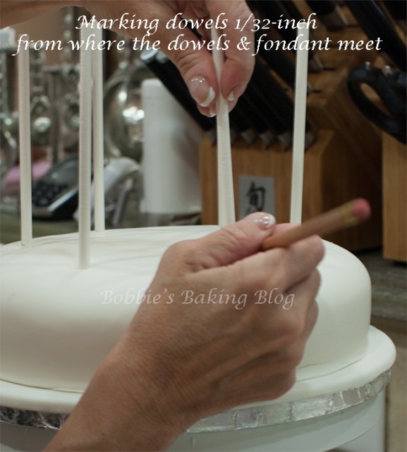 Tiering a Cake | Bobbies Baking Blog