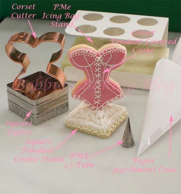 Romantic-Vintage Royal Icing and Fondant 3-D Sugar Cookies | Bobbies ...
