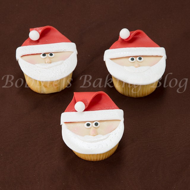 Santa Claus Cupcake Fun! | Bobbies Baking Blog